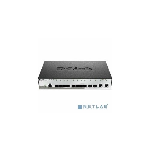 D-Link SMB Сетевое оборудование D-Link DGS-1210-12TS/ME/B1A Управляемый L2 коммутатор с 10 портами 1000Base-X SFP и 2 портами 10/100/1000Base-T