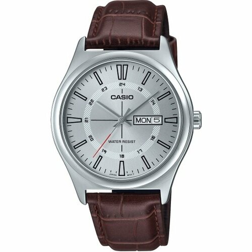 Наручные часы CASIO Collection MTP-V006L-7C, коричневый, серебряный