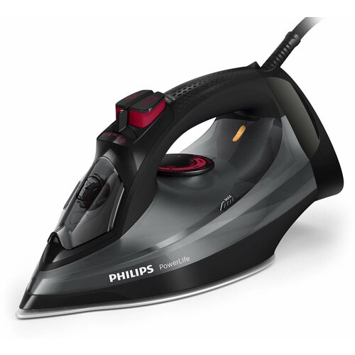Утюг Philips GC2998/80 PowerLife, черный/серый/розовый