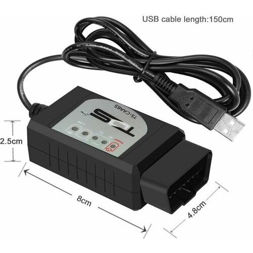 Сканер OBD TDS TS-CAA65 (OBD2, V1.5, USB)
