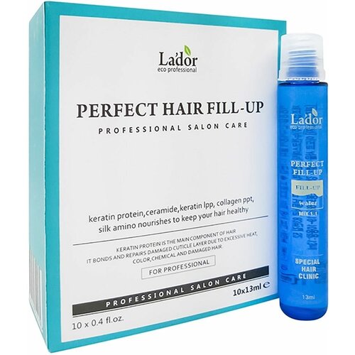 Филлер для волос LaDor Perfect Hair Fill-Up Восстановление 13мл*10шт х 3шт