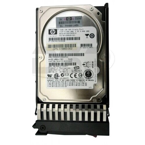 Жесткий диск HP CA06731-B10100DP 72Gb SAS 2,5" HDD