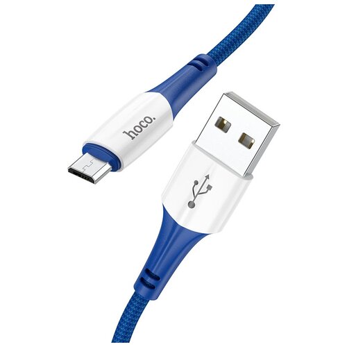 Кабель HOCO X70 Ferry charging data cable for Micro USB 1M, 2.4А, blue