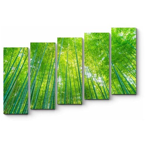 Модульная картина Бамбуковый лес 210x147