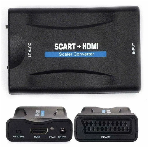 Конвертер из SCART в HDMI от сети 220В