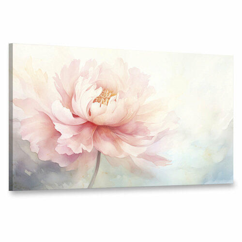 Интерьерная картина 100х60 "Пионы: цветочное волшебство"