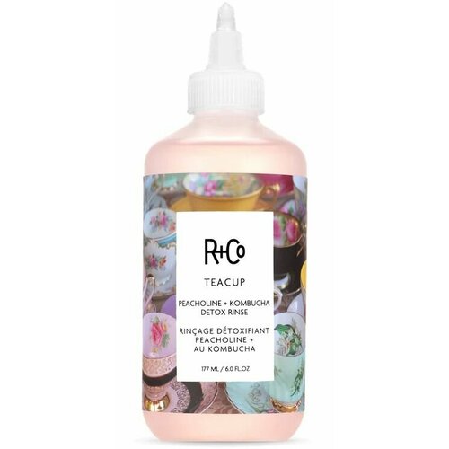 R+CO Детокс-кондиционер для волос Teacup Peacholine + Kombucha Detox Rinse