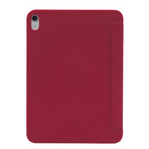 Чехол-книжка для iPad Air 4/5 10.9 3 загиба силиконовый с рамкой Красный