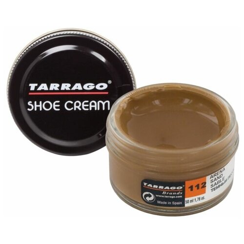 Tarrago Крем-банка Shoe Cream 112 sand, 50 мл
