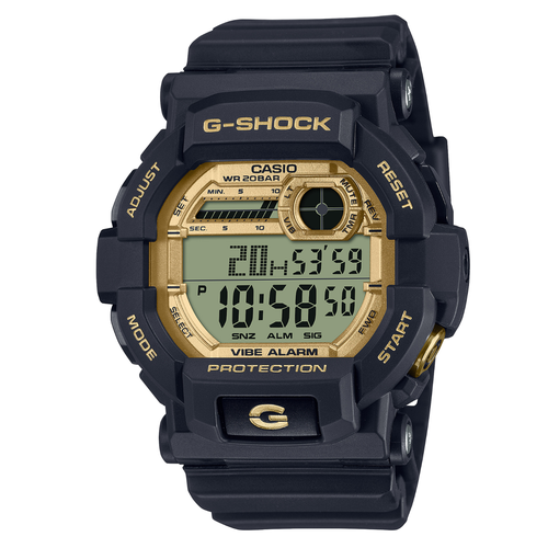 Наручные часы CASIO G-Shock GD-350GB-1, черный, золотой