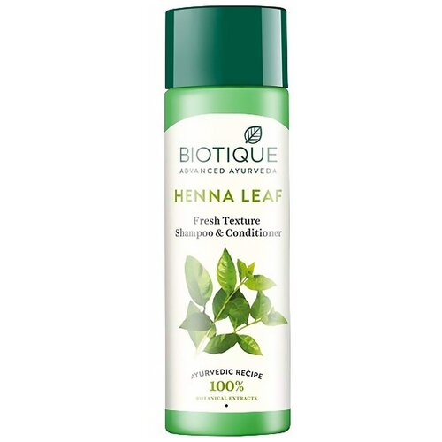Biotique шампунь-кондиционер Henna Leaf, 190 мл
