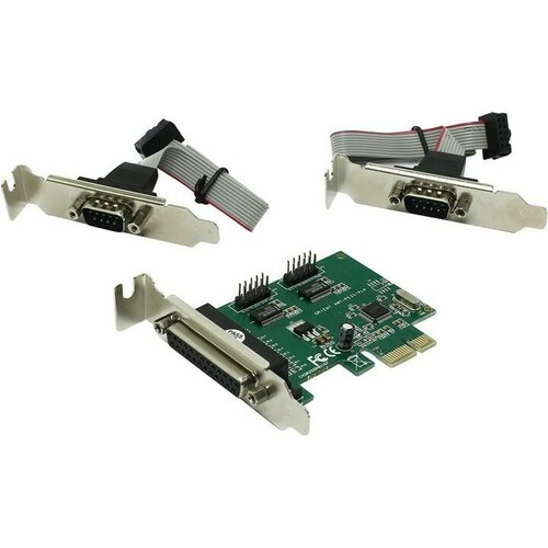 Orient Контроллер XWT-PE2S1PLP RTL контроллер PCI-E to COM 2-port + LPT 1-port WCH CH382 Low Profile