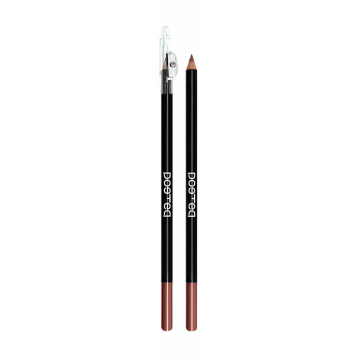 POETEQ Карандаш для губ Lip pencil with sharpener с точилкой, 2 г, 86 флирт