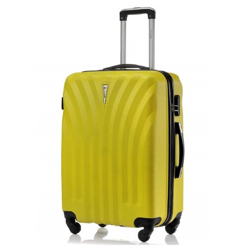 Чемодан L'case, 133 л, размер L, желтый