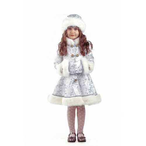 Детский карнавальный костюм «Снегурочка хрустальная», размер 36, рост 140 см