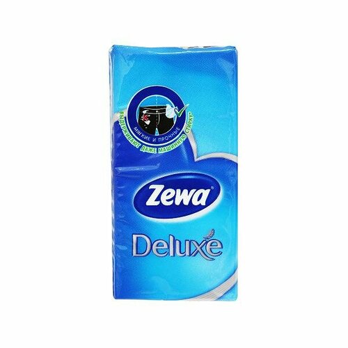 Платки носовые DELUX 3-х слойные ZEWA