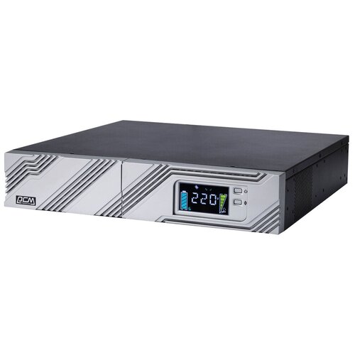 Интерактивный ИБП Powercom SMART RT SRT-1500A LCD черный/серый 1350 Вт