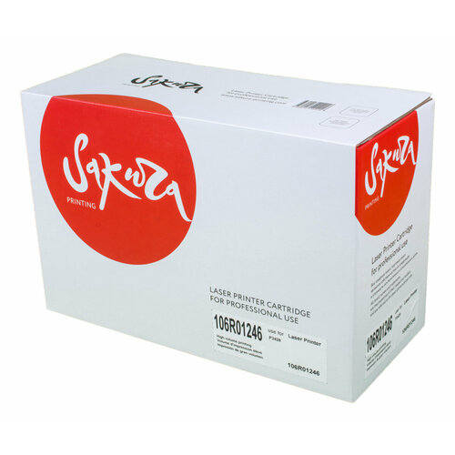 4 шт. Картридж лазерный Sakura 106R01246 черный 8200 стр. для Xerox (SA106R01246)