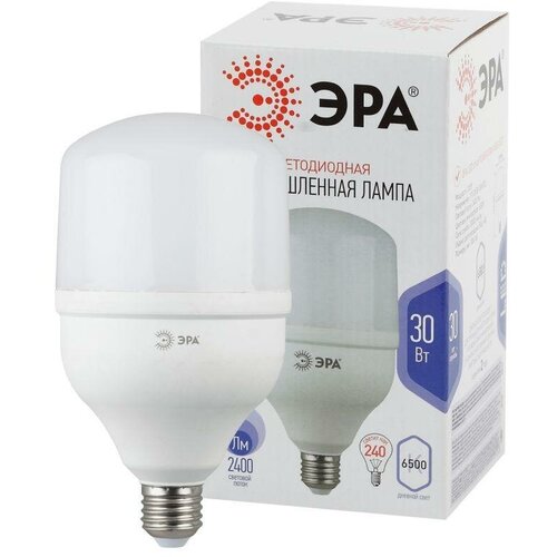 Лампа светодиодная высокомощная POWER 30W-6500-E27 2400лм ЭРА Б0027004 (10шт. в упак.)