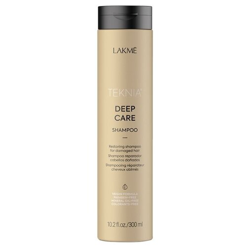 Lakme шампунь Teknia Deep care восстанавливающий для сухих или поврежденных волос, 300 мл