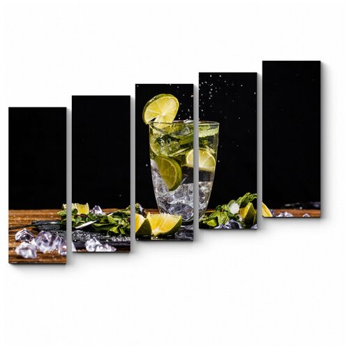 Модульная картина Мятно-лимонная прохлада 100x70