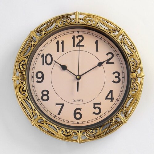 SUI Часы настенные "Кимберли", d-30 см, циферблат d-23 см, дискретный ход