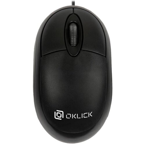 Комплект 4 штук, Мышь компьютерная Oklick 105S черный оптическая 800dpi/3but (400941)