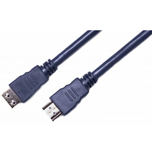 Кабель HDMI-HDMI v2.0 0.5м Wize (CP-HM-HM-0.5M) K-Lock темно-серый