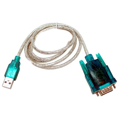 Кабель Aopen USB - DB9 (ACU804), 1.2 м, прозрачный