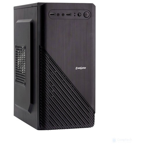 Exegate EX277798RUS Корпус Minitower BAA-103 Black mATX 2*USB Audio