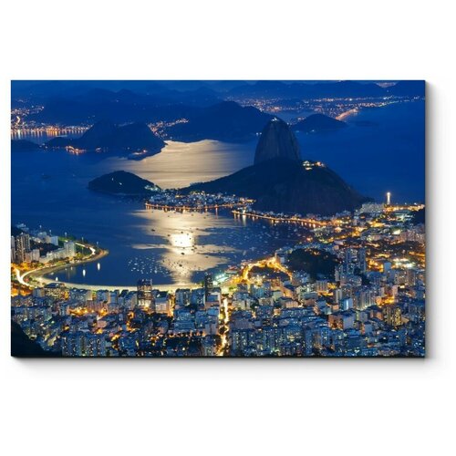 Модульная картина Великолепный Рио-де-Жанейро 30x20
