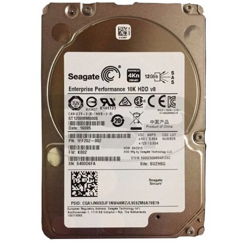 Жесткий диск Seagate 1FF202 1200Gb SAS 2,5" HDD