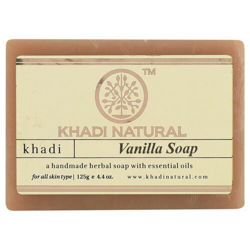 Khadi Natural Мыло кусковое Herbal Vanilla Soap, 125 г