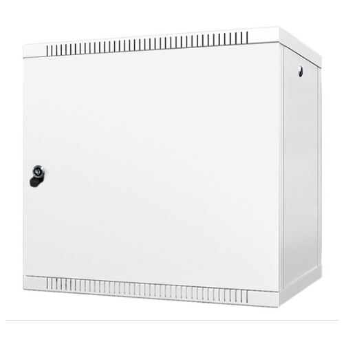 Телекоммуникационный серверный шкаф 19 дюймов настенный 9U 600х600 cерый дверь металл, Alvm-m9.600g