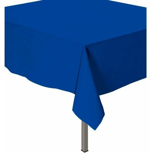 Скатерть "Делюкс" Синяя, 1,37*2,74 м, 1шт в упаковке