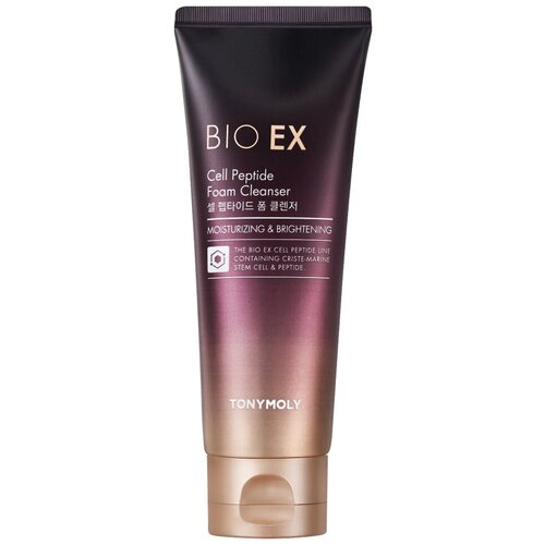 TONY MOLY антивозрастная пенка для умывания с пептидами Bio EX Cell Peptide Foam Cleanser, 150 мл, 192 г