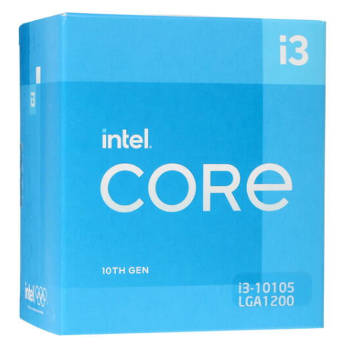 Процессор Intel Core i3-10105 LGA1200,  4 x 3700 МГц, BOX