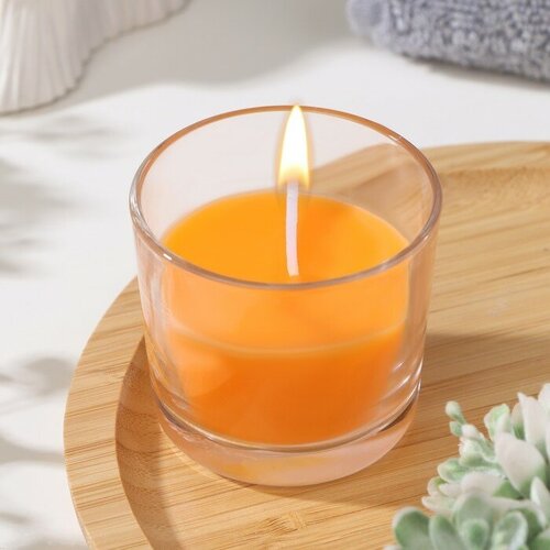 Свеча ароматическая в стакане алания "Апельсин", 5,5 см