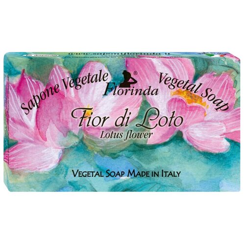 Florinda Мыло кусковое Цветочные ноты Fior di loto, 100 г