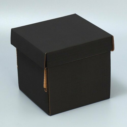 Складная коробка «Черная», 15х15х15 см (5 шт)