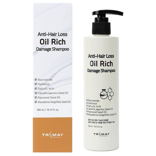 Trimay Anti-Hair Loss Oil Rich Damage Shampoo, 300 мл