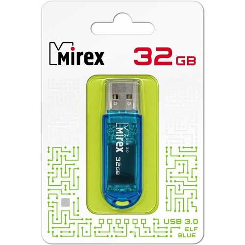 Флешка USB 3.0 Flash Drive MIREX ELF BLUE 32GB