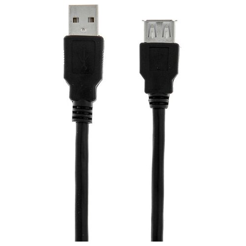 Luazon USB (am) - USB (af), 1.5 м, черный
