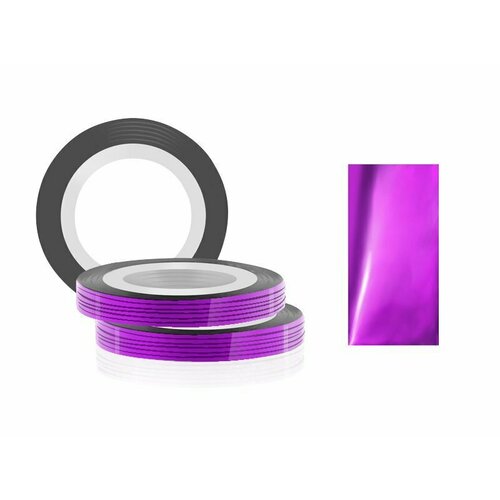 Jessnail Фольга для дизайна ногтей, №09 в рулоне 20м*0,8мм, фиолетовый