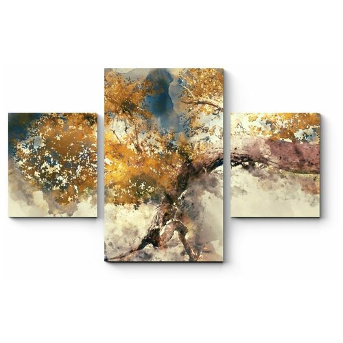 Модульная картина Осеннее дерево140x91