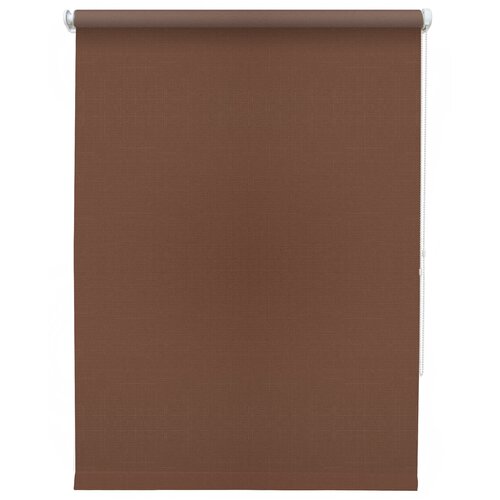 Рулонная штора Уют Шантунг, 70х175 см, Шоколадный
