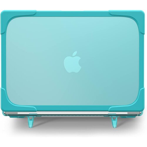 Чехол-подставка Batianda для MacBook Pro 14 модель A2442 (Cyan)