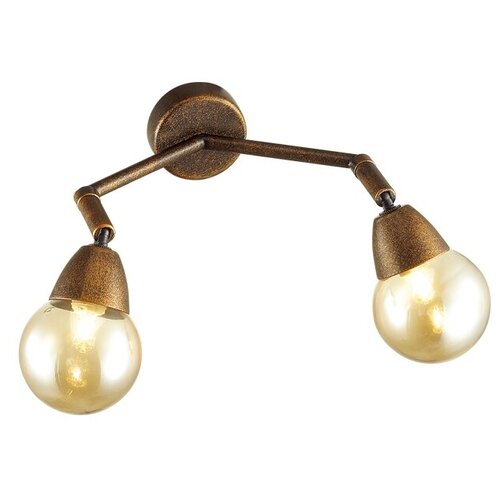 Настенный светильник Lumion Zianox 3596/2W, G9, 50 Вт, кол-во ламп: 2 шт., кол-во светодиодов: 2 шт., цвет арматуры: бронзовый