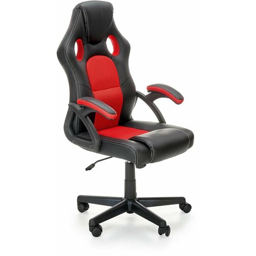 Кресло компьютерное Halmar BERKEL (черный/красный)