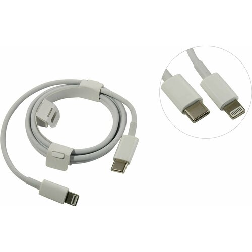 Кабель Lightning - USB type C Mediagadget MGC028PWT 1 метр